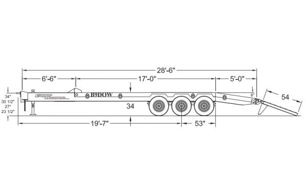 Eager Beaver Trailer B9DOW - Peters & Keatts Equipment Inc.